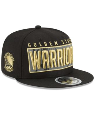New Era Golden State Warriors Golden Reflective 9FIFTY Snapback Cap ...