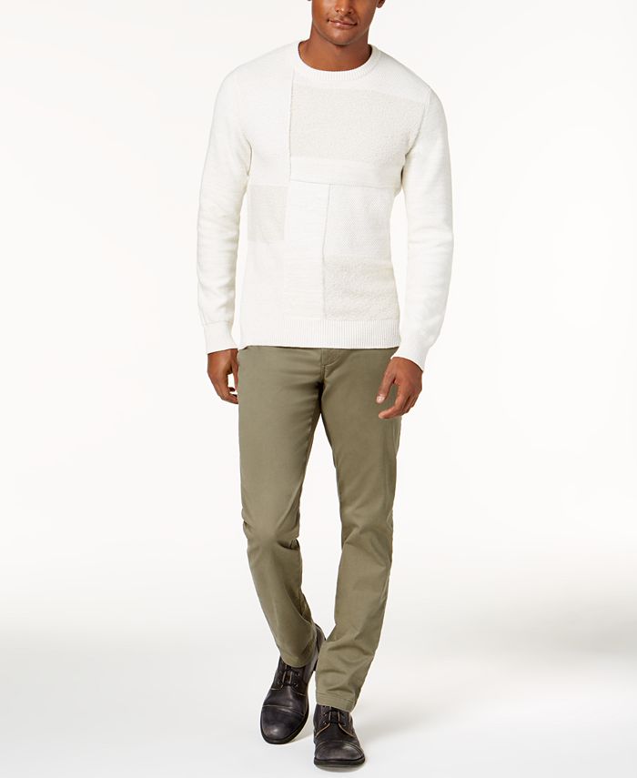 American Rag Men's Patchwork Sweater, Created for Macy's - Macy's