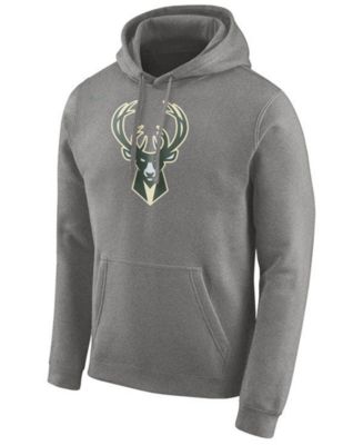 Nike Men's Milwaukee Bucks Logo Club Hoodie - Macy's