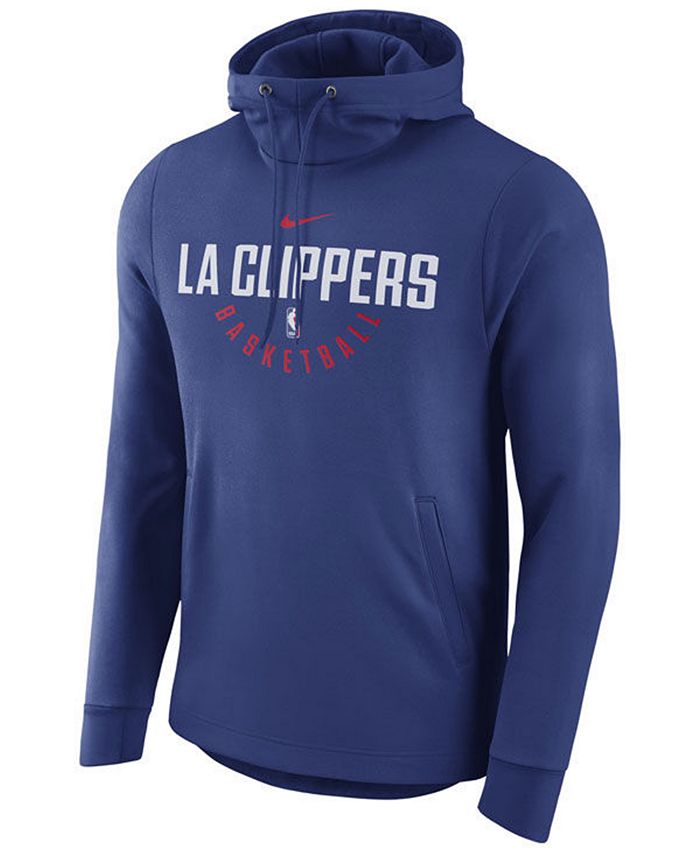 Nike Men's Los Angeles Clippers Practice Therma Hoodie - Macy's