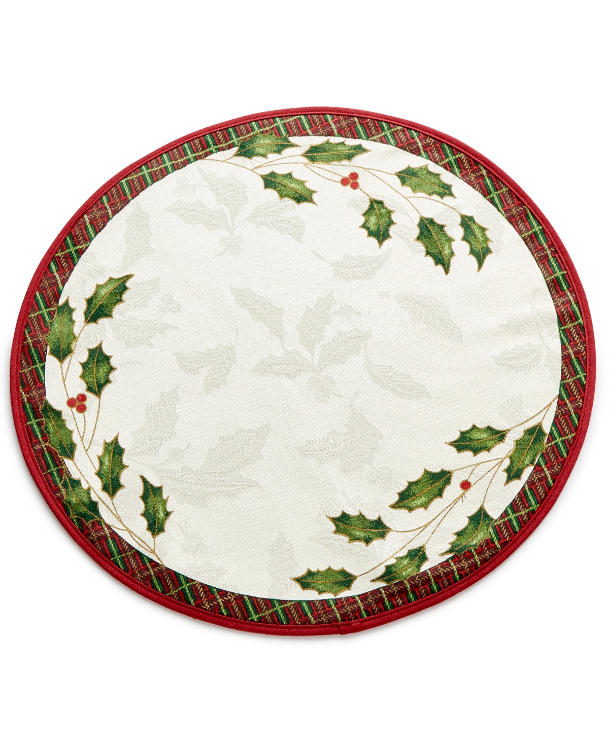 Click here for Lenox Table Linens  Holiday Nouveau Round Placemat... prices