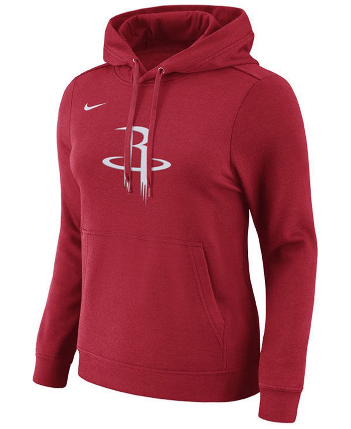 Nike Women's Houston Rockets Logo Hooded Sweatshirt - Macy's