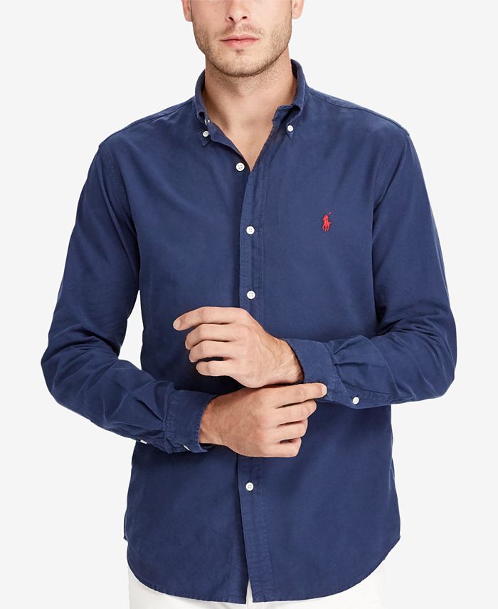 Polo Ralph Lauren Mens Big And Tall Classic Fit Sport Shirt Macys