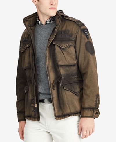 Polo Ralph Lauren Men's Twill Field Jacket - Polos - Men - Macy's