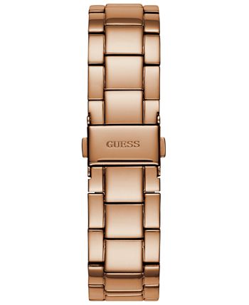 GUESS Rose Gold-Tone Stainless Steel Bracelet Watch 40mm - Macy's