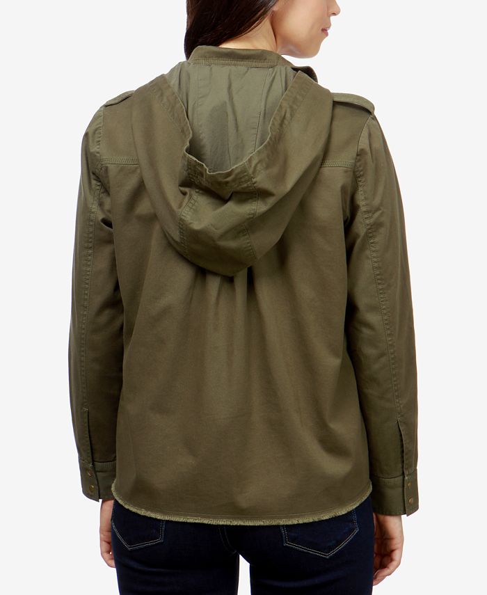 Lucky Brand Hooded Utility Jacket - Macy's