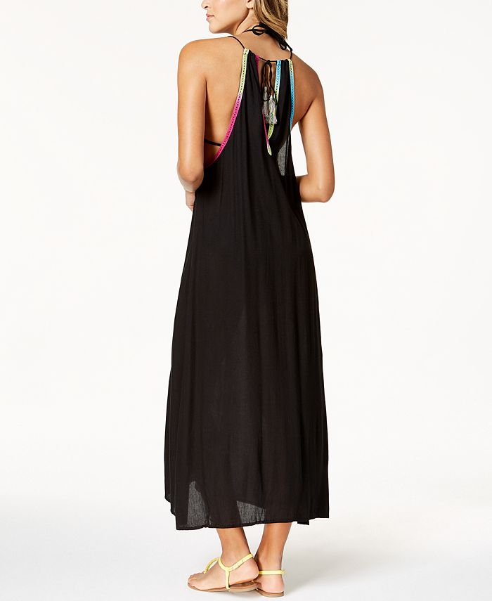 Raviya Multi-Colored Trim Maxi Dress Cover-Up - Macy's