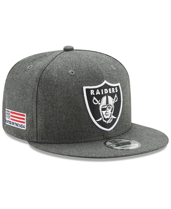 New Era Oakland Raiders Crafted In America 9FIFTY Snapback Cap ...