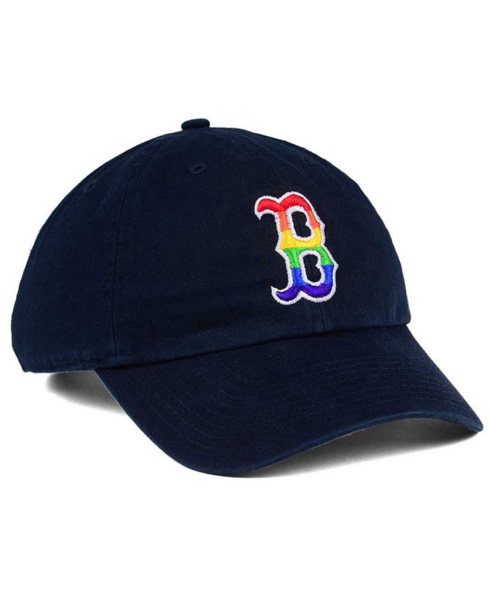 '47 Brand Boston Red Sox Pride CLEAN UP Cap - Macy's