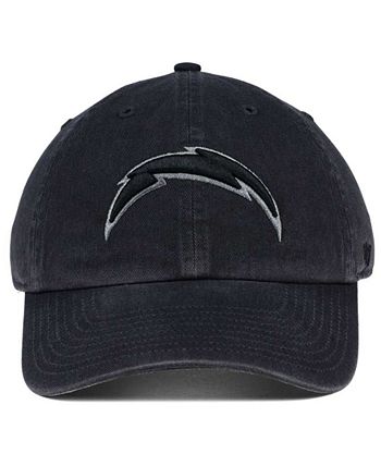 '47 Brand Los Angeles Chargers Dark Charcoal CLEAN UP Cap - Macy's