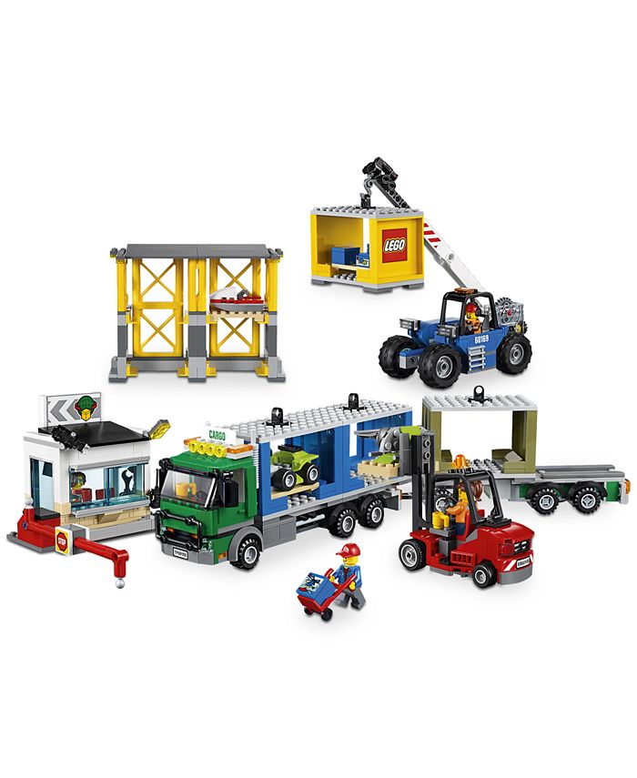 LEGO® 740-Pc. City Town Cargo Terminal Set 60169 - Macy's