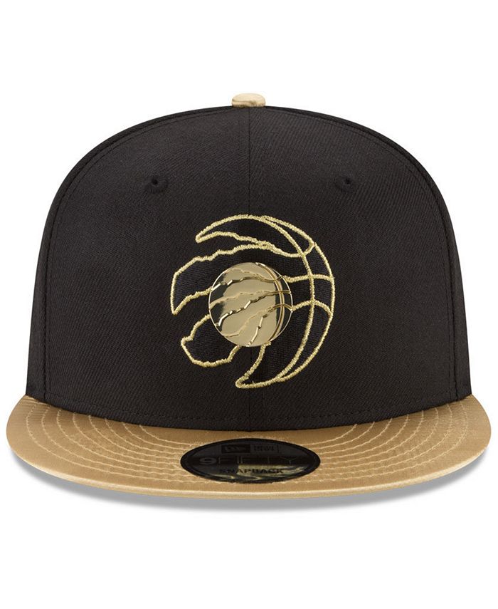 New Era Toronto Raptors Triple Gold 9FIFTY Snapback Cap - Macy's