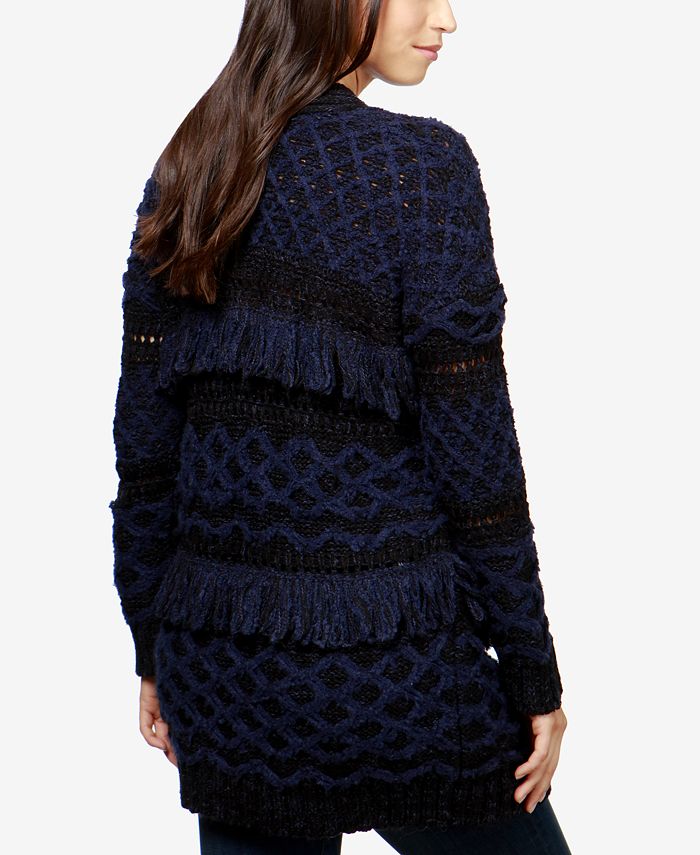 Lucky Brand Fringe Trim Cardigan Macys