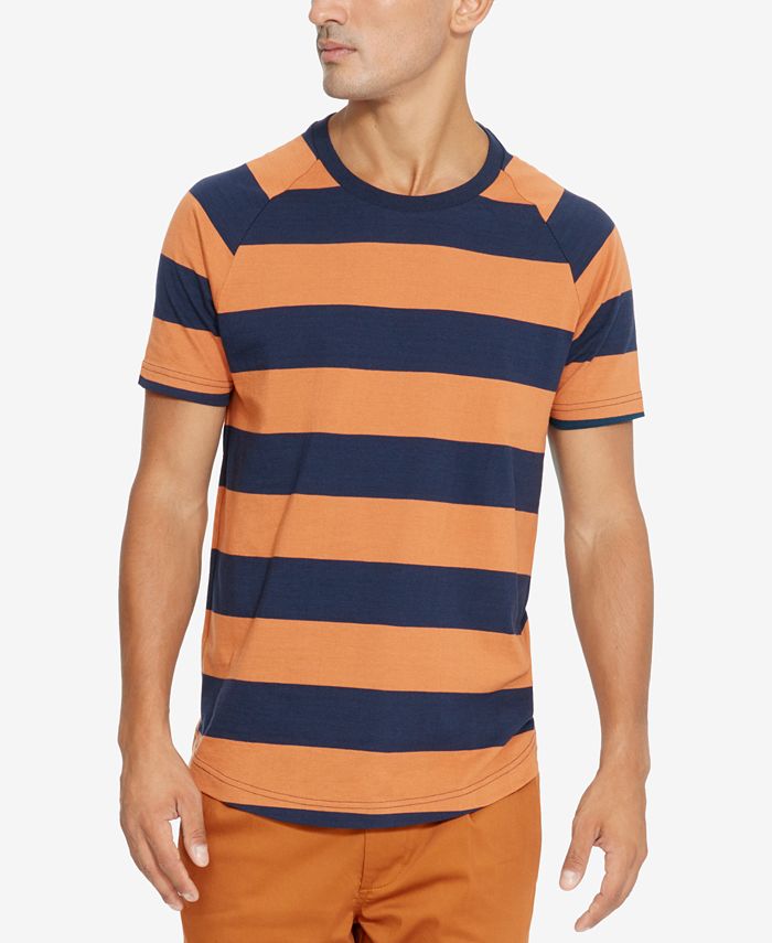 Kenneth Cole New York Kenneth Cole Men's Raglan Stripe T-Shirt - Macy's