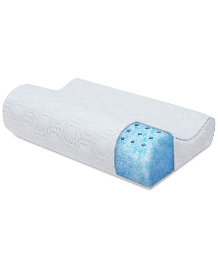 SensorGel CLOSEOUT! Luxury Gel-Infused Memory Foam King Contour Pillow ...