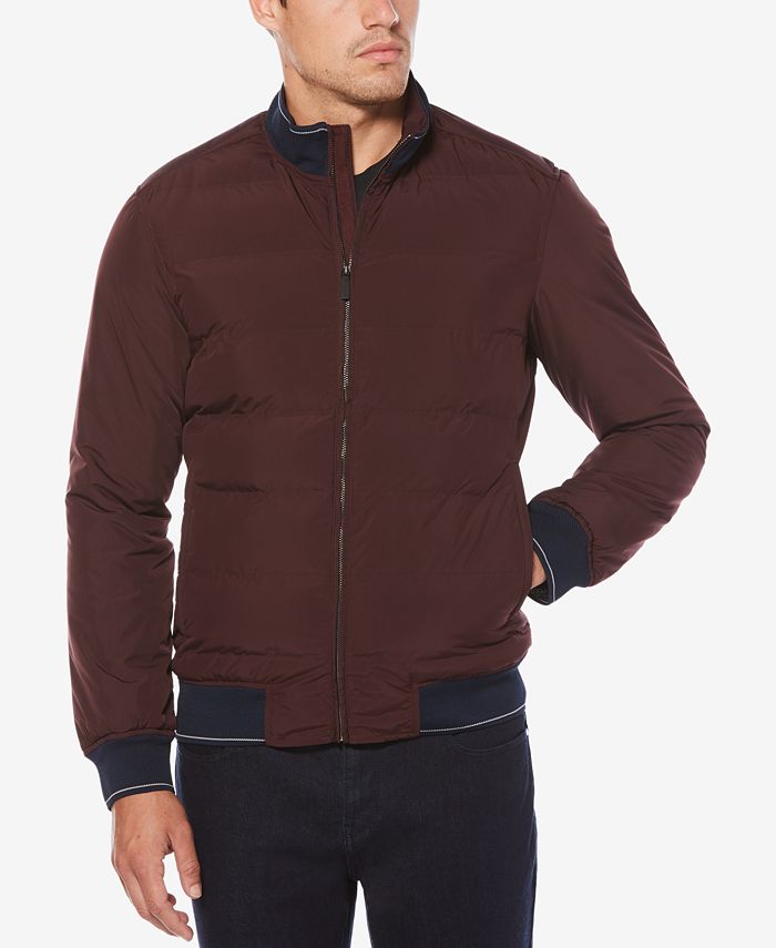 Perry Ellis Men's Quilted Full-Zip Puffer Jacket - Macy's