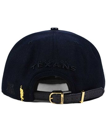 Pro Standard Houston Texans Black and White Strapback Cap - Macy's