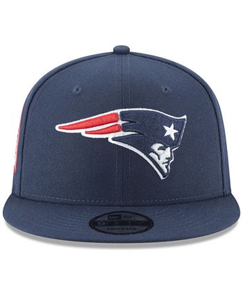 New Era New England Patriots Anniversary Patch 9FIFTY Snapback Cap - Macy's