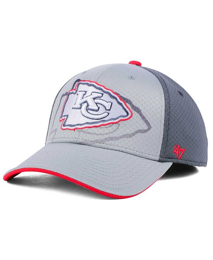 '47 Brand Kansas City Chiefs Greyscale Contender Flex Cap - Macy's