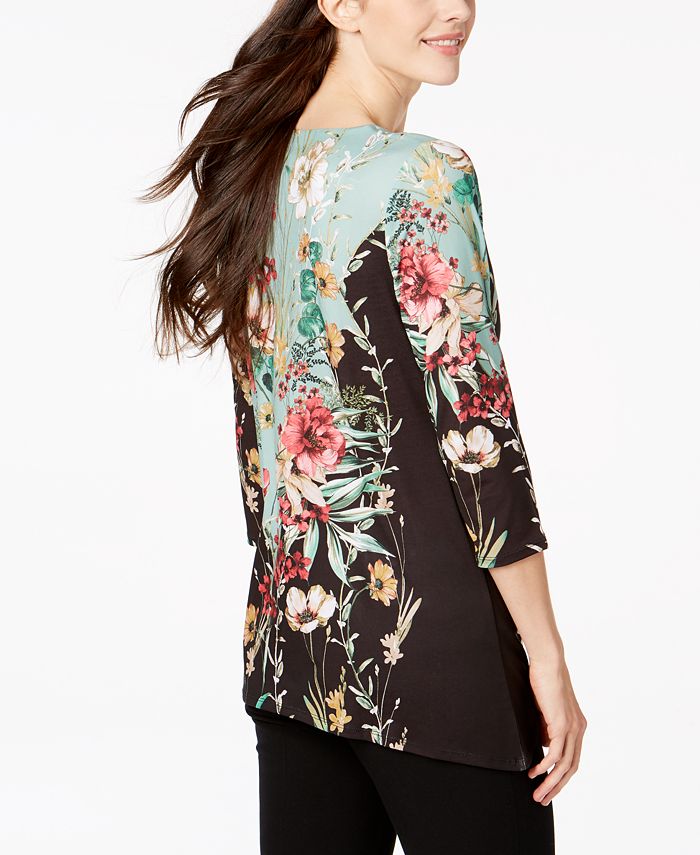 JM Collection Embellished Tunic, Created for Macy's - Macy's