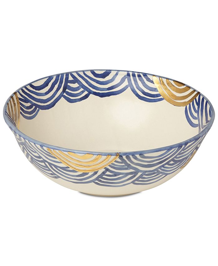 Crafted by Wainwright Lenox-Wainwright Pompeii Blu Sea Large Serving ...