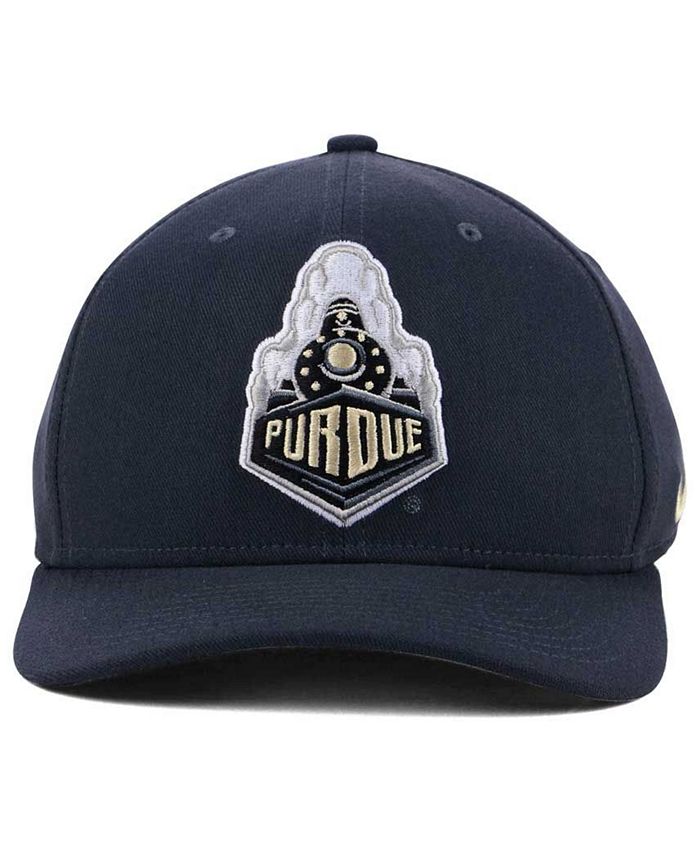 Nike Purdue Boilermakers Anthracite Classic Swoosh Cap - Macy's