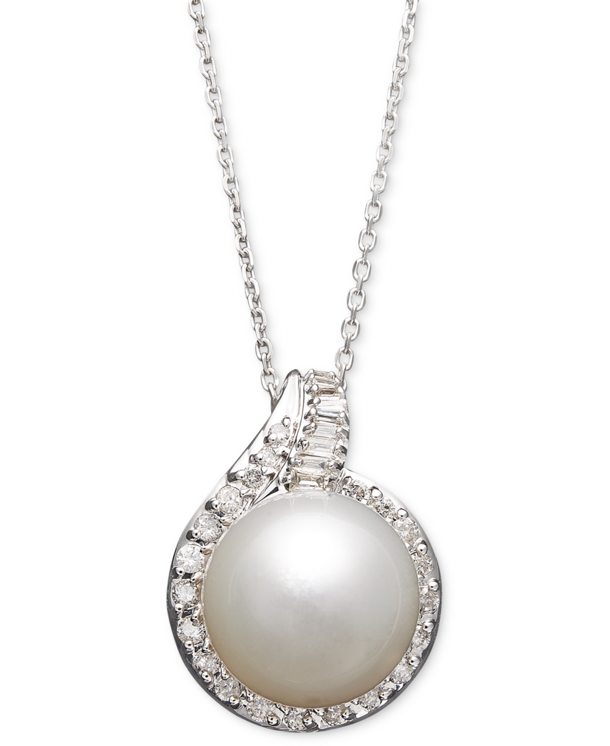 Click here for 14k White Gold Necklace  Cultured South Sea Pearl... prices
