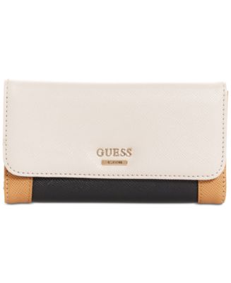 GUESS Huntley Slim Wristlet Wallet - Macy's