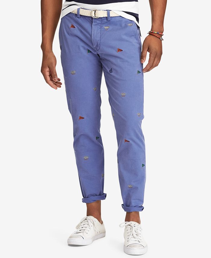 Polo Ralph Lauren Men's Big & Tall Stretch Classic Fit Chino Pants - Macy's