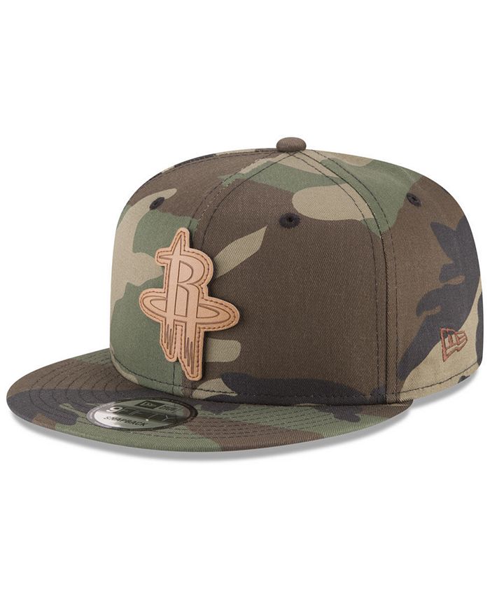New Era Houston Rockets Camo 9FIFTY Snapback Cap - Macy's
