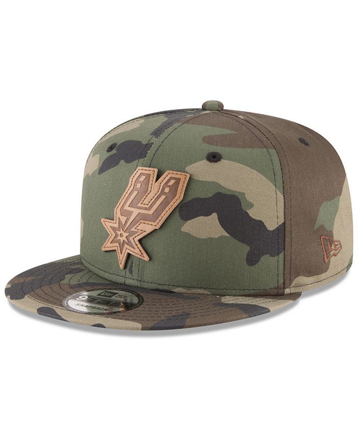 New Era San Antonio Spurs Camo 9FIFTY Snapback Cap - Macy's