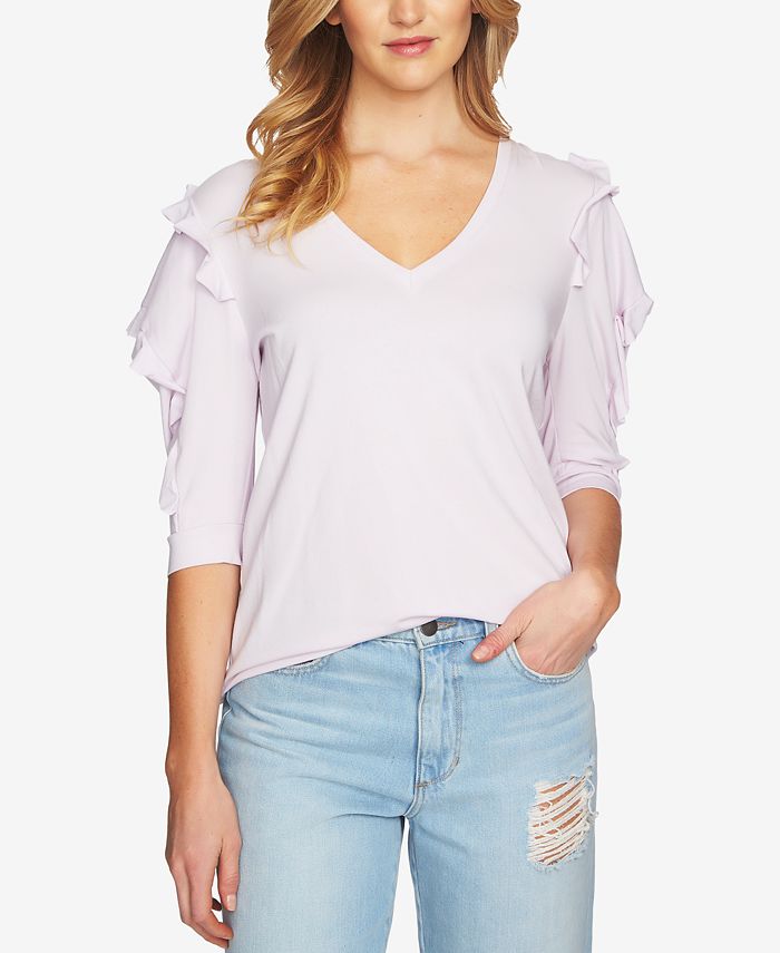 1.STATE Puff-Shoulder Top - Macy's