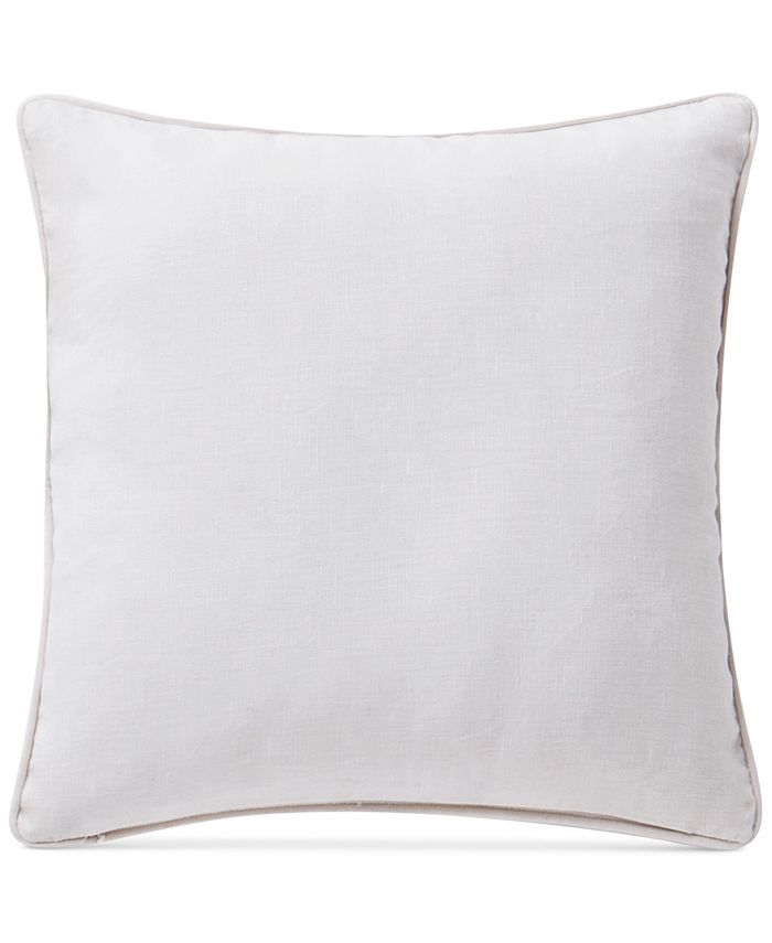 Waterford Annalise 14" x 14" Beaded Square Decorative Pillow - Macy's