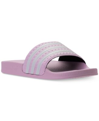 adidas Big Girls Adilette Slide Sandals from Finish Line - Macy's