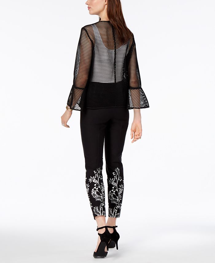 Alfani Sheer Mesh Jacket, Created For Macy's - Macy's