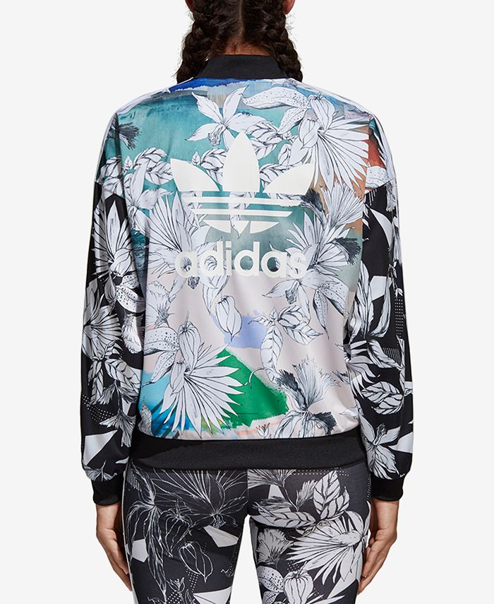 adidas Printed Track Jacket - Macy's