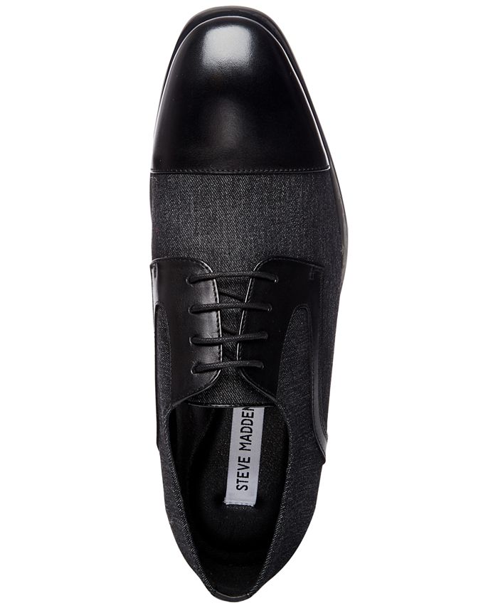 Steve Madden Men's Nightcap Cap-Toe Oxfords - Macy's