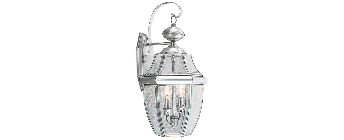 Click here for Livex Monterey 2-Light Lantern - Brushed Ni prices