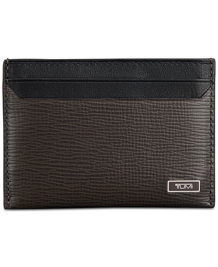 Tumi Men's Slim Leather Card Case - Macy's