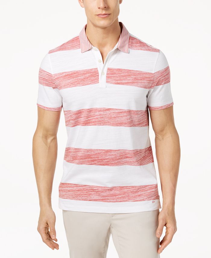 Michael Kors Men's Rugby Stripe Polo - Macy's