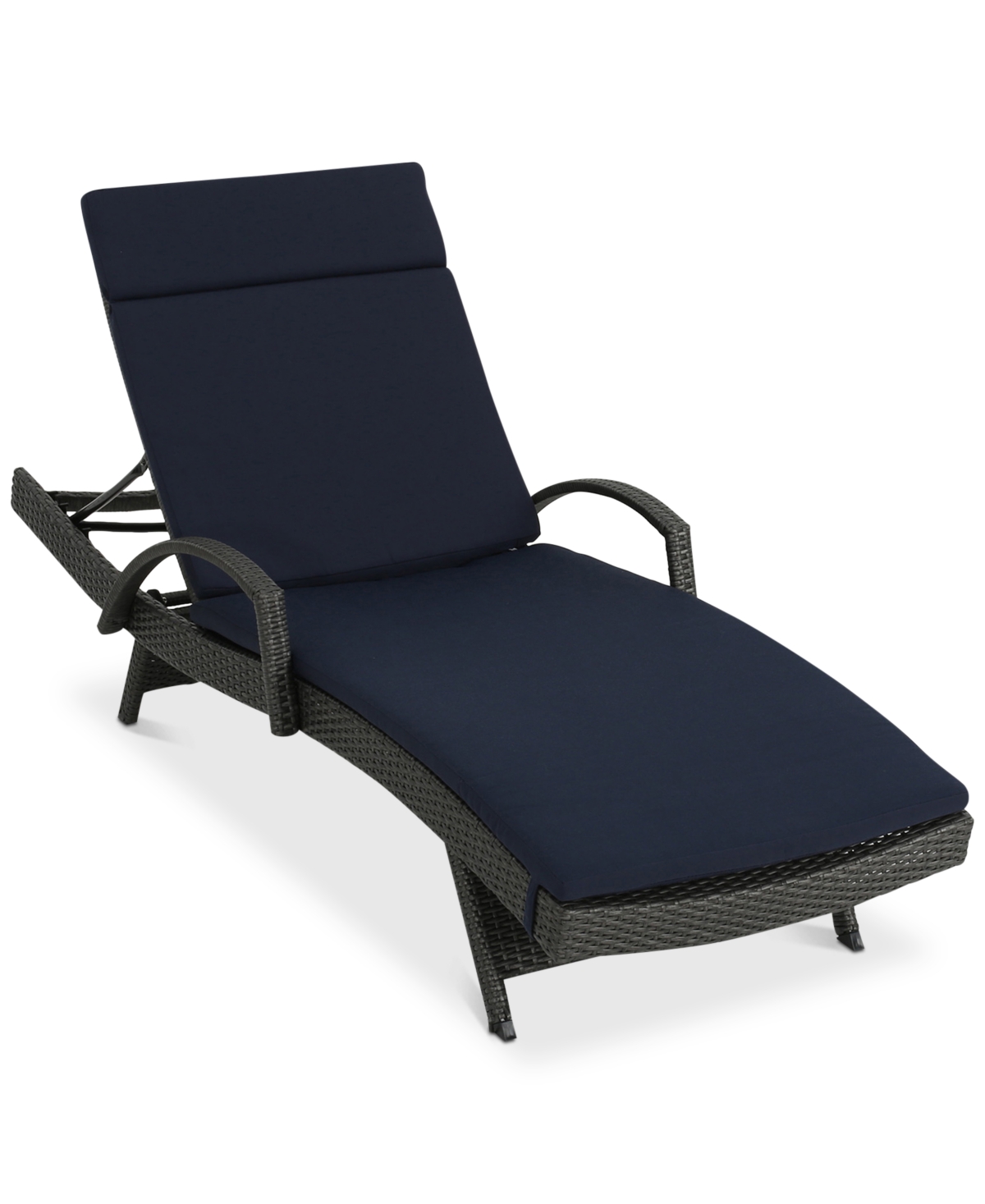 Click here for Baja Outdoor Chaise Lounge - Navy prices