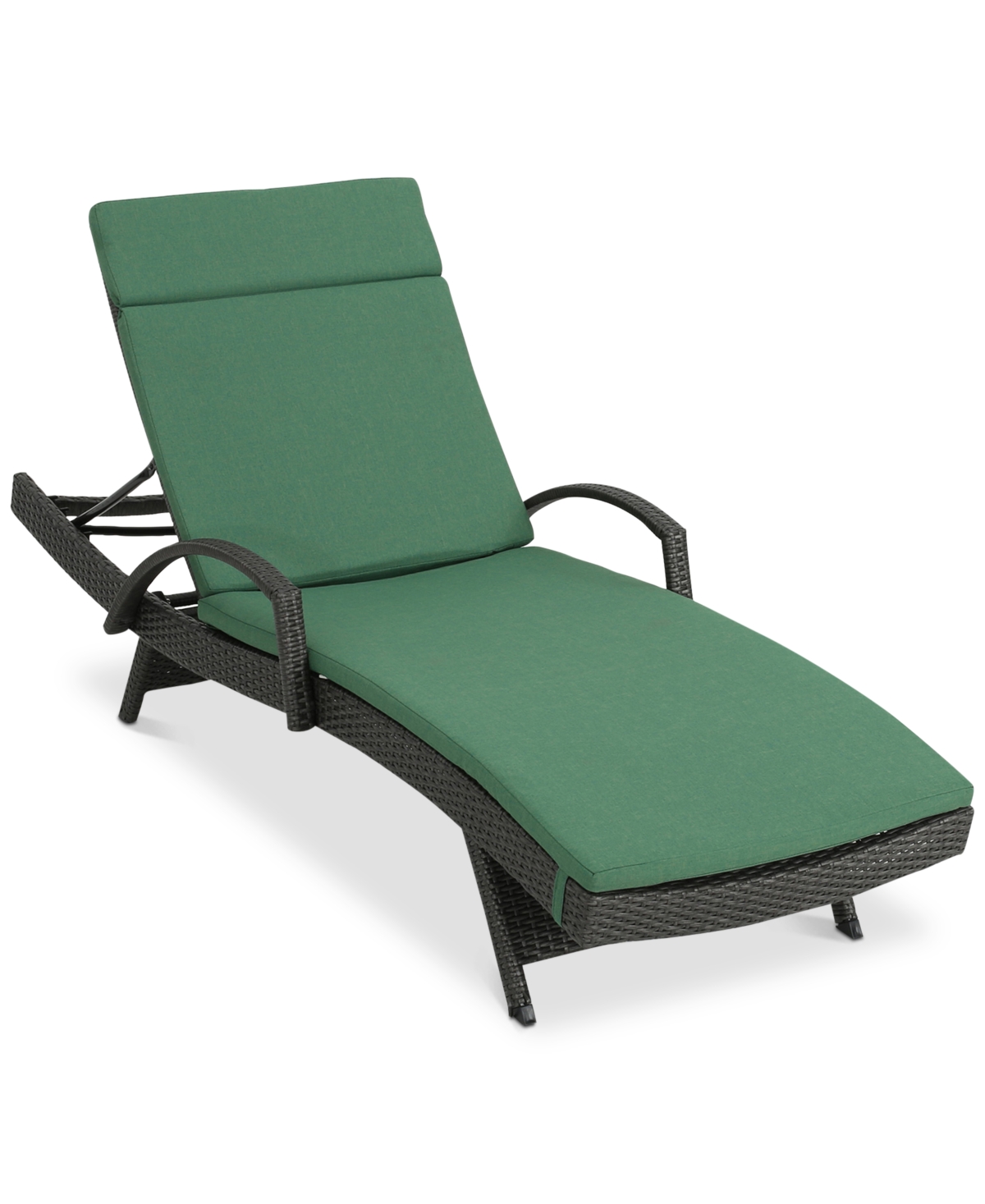 Click here for Baja Outdoor Chaise Lounge - Green prices