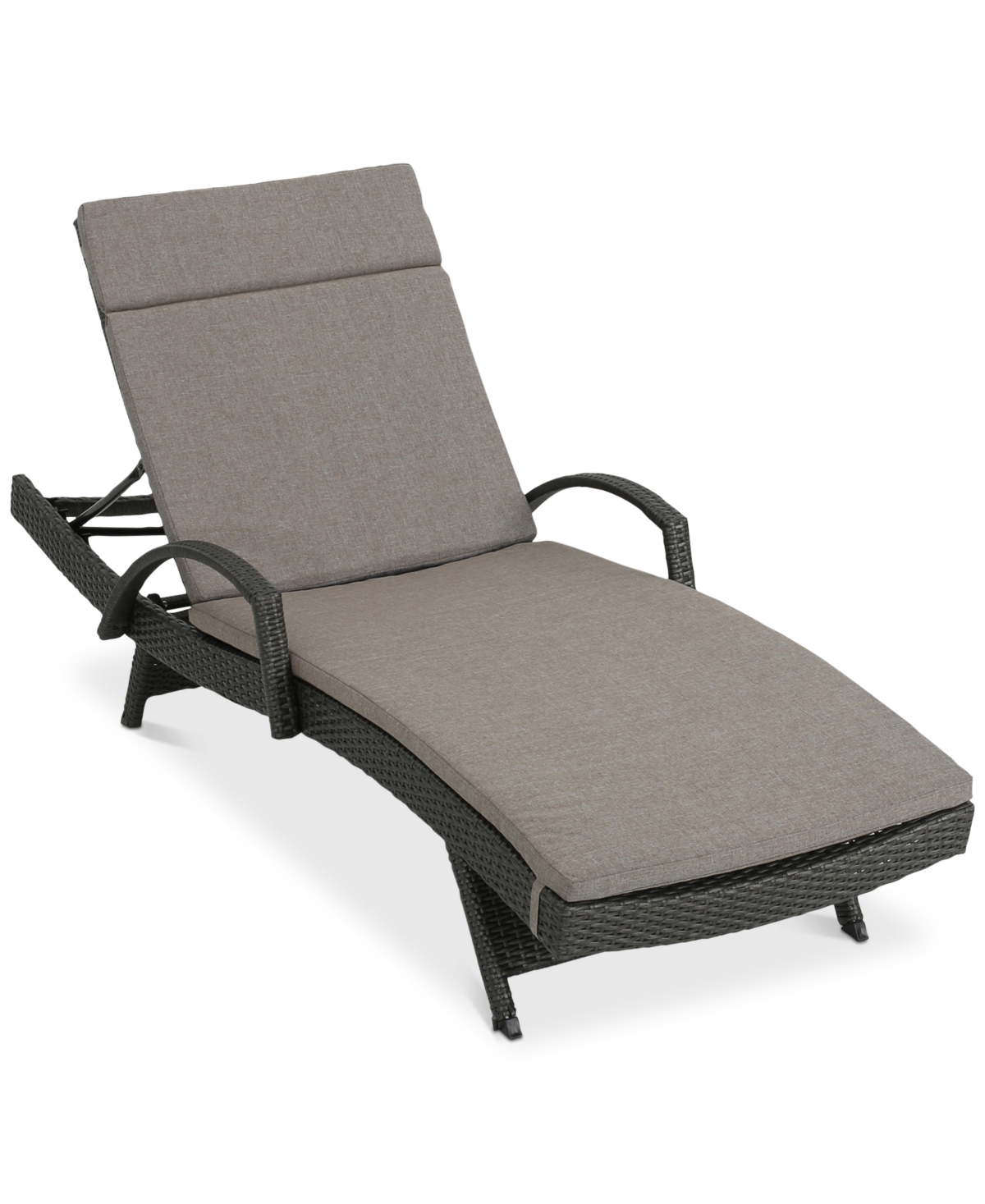 Click here for Baja Outdoor Chaise Lounge - Grey prices