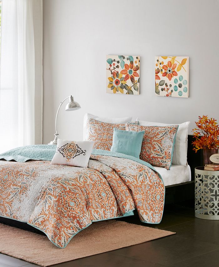 Intelligent Design Minet 4-Pc. Twin/Twin XL Coverlet Set - Macy's