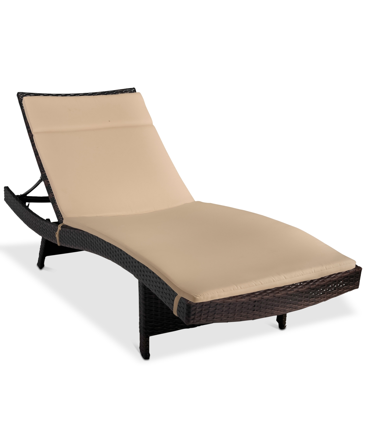 Click here for Justin Outdoor Chaise Lounge - Beige prices