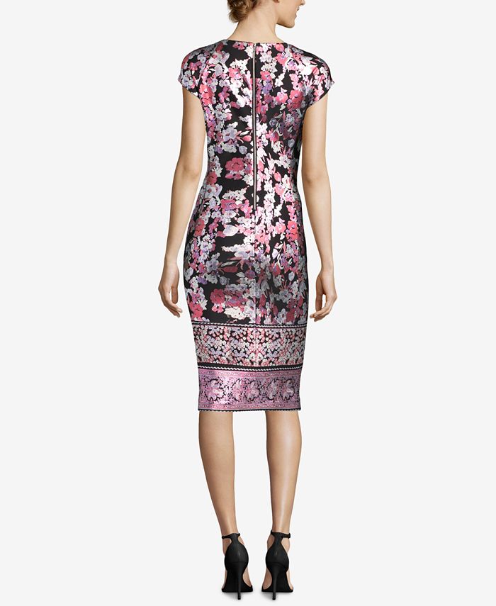 ECI Printed Sheath Dress - Macy's