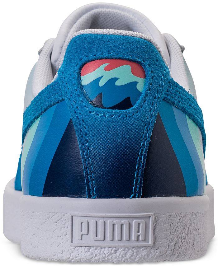 Puma x Pink Dolphin Men's Clyde Casual Sneakers from Finish Line - Macy's