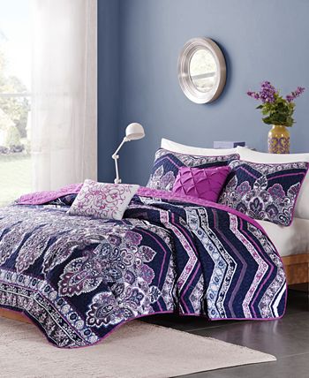 Intelligent Design Adley 4-Pc. Twin/Twin XL Coverlet Set - Macy's