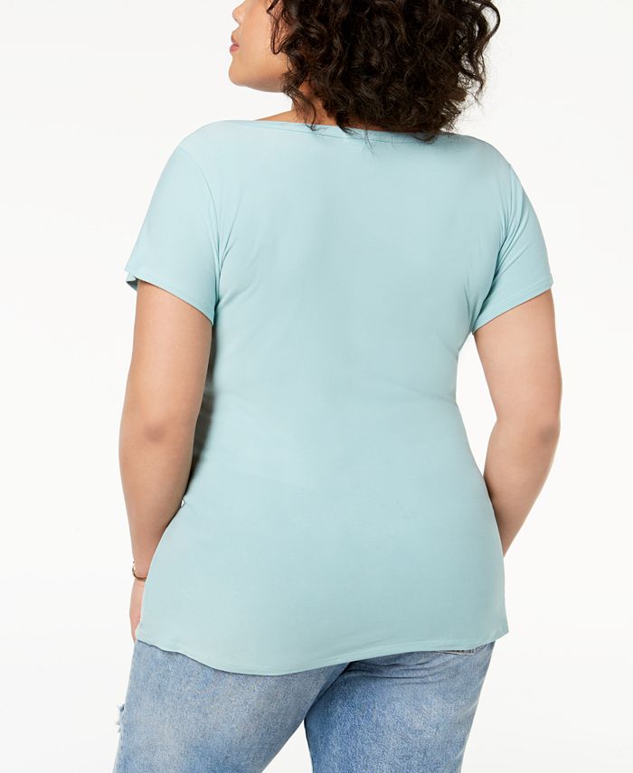 Planet Gold Trendy Plus Size Ruched Top - Macy's