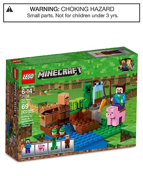 LEGO® Minecraft Melon Farm Set 21138 & Reviews - Macy's